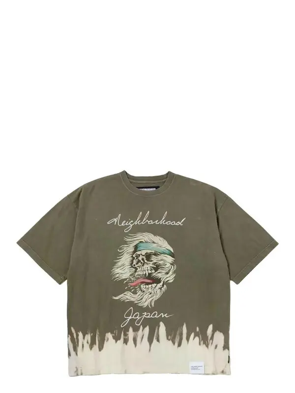 NEIGHBORHOOD Print T-shirt - Green