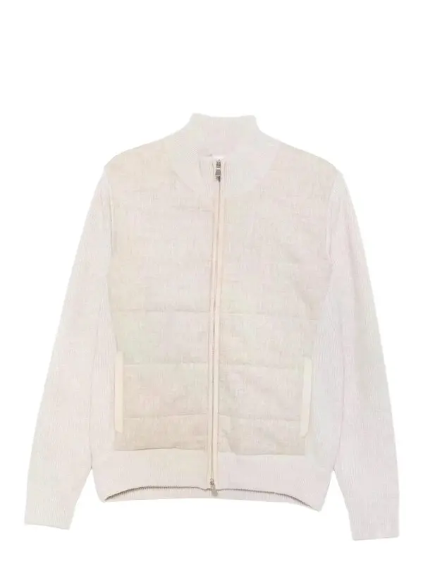 FILERIA Quilted Ribbed Jacket - Neutrals