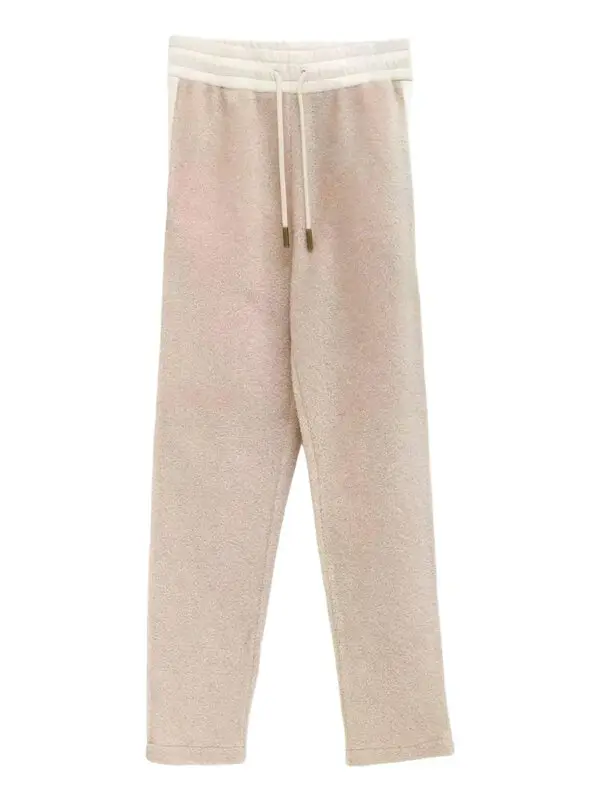 Moncler Drawstring Side Stripe Pants - Neutrals