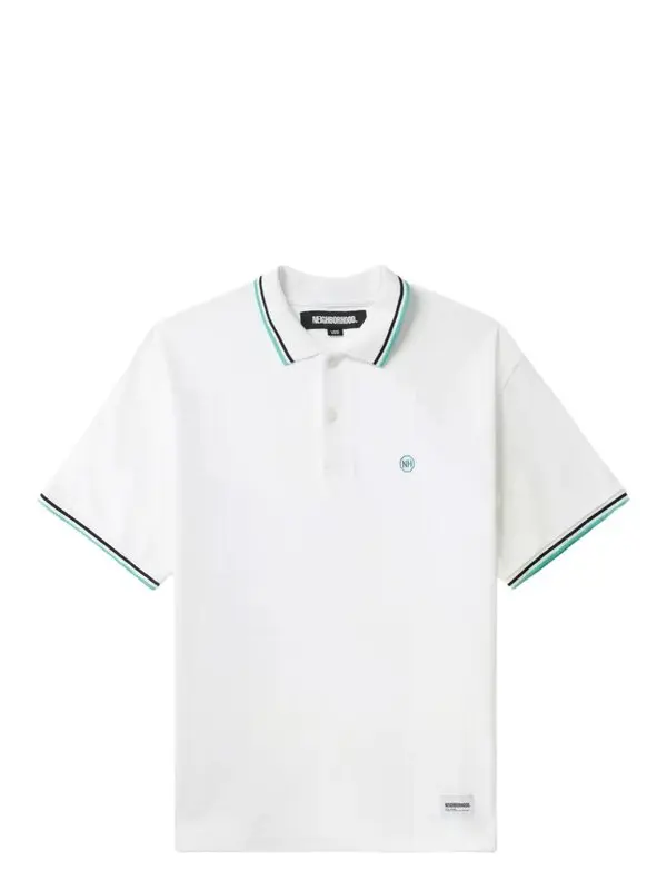 NEIGHBORHOOD Tipped Polo Shirt - White