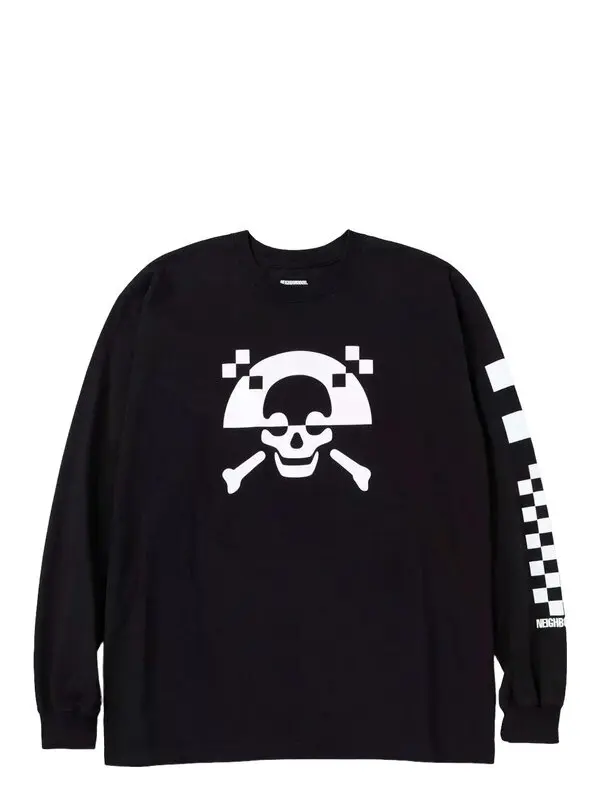 NEIGHBORHOOD Skull-print Long-sleeve T-shirt - Black