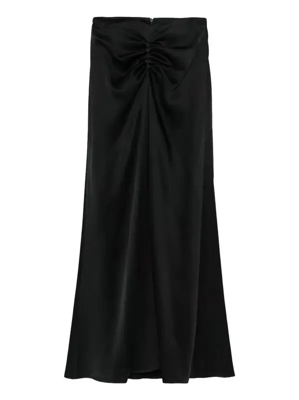 Raquel Diniz Elis Gathered Maxi Skirt - Black