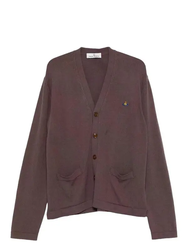VIVIENNE WESTWOOD V-neck Cardigan - Brown