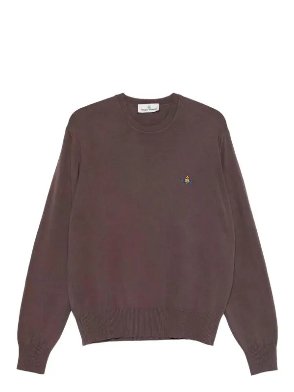 VIVIENNE WESTWOOD Crew-neck Sweater - Brown