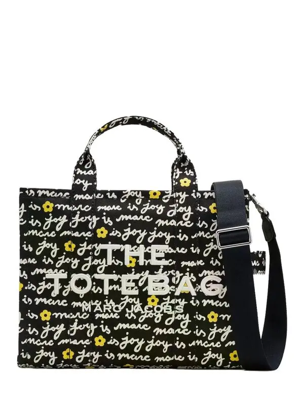 Marc Jacobs The Joy Canvas Medium Tote Bag - Black