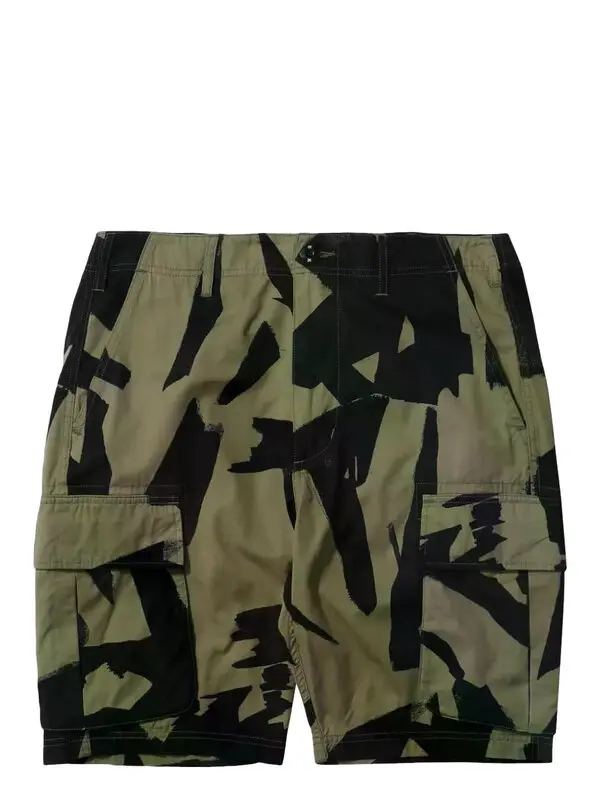 NEIGHBORHOOD Camo-print Cargo Shorts - Black