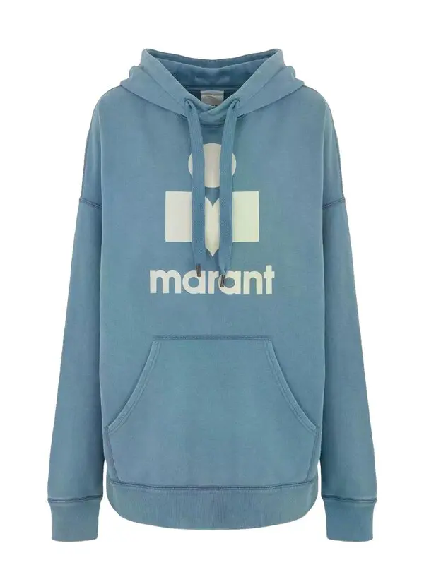 Valentino Garavani Logo-print Hoodie - Blue