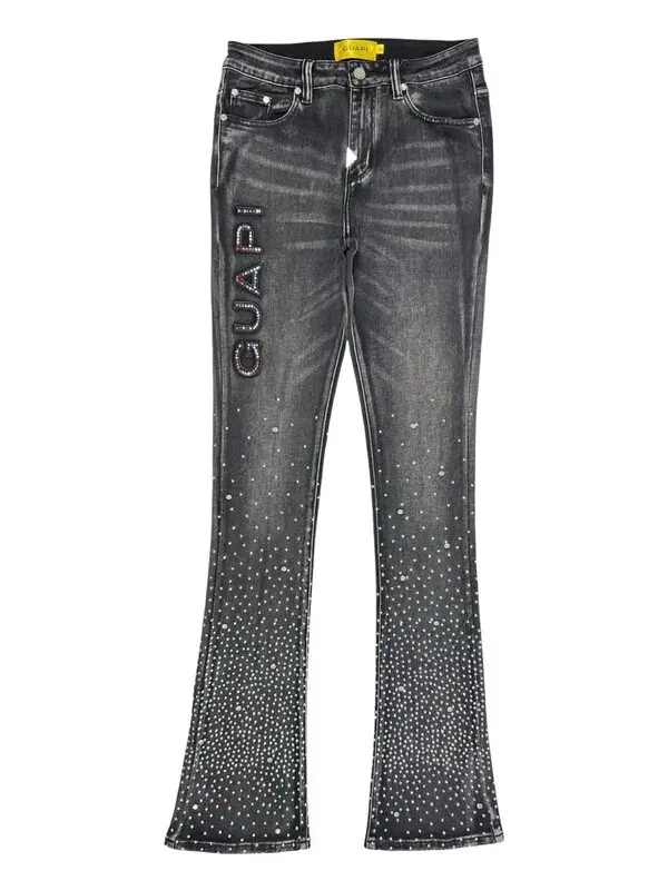 GUAPI Crystal-embellished Jeans - Black