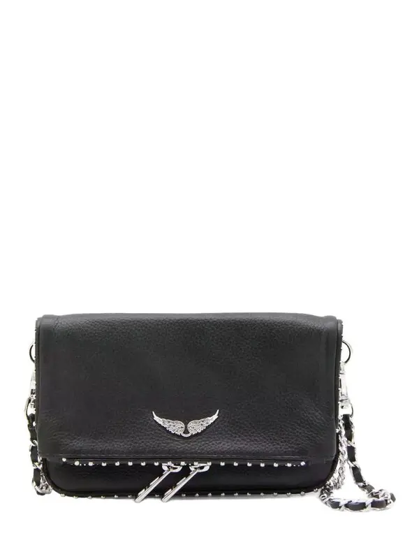 Zadig&Voltaire Rock Leather Shoulder Bag - Black