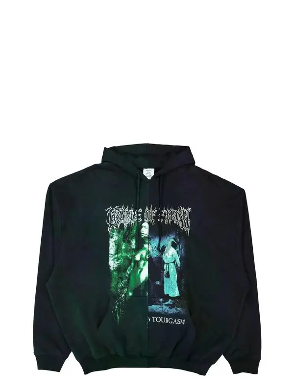 Vetements Graphic-print Hoodie - Green