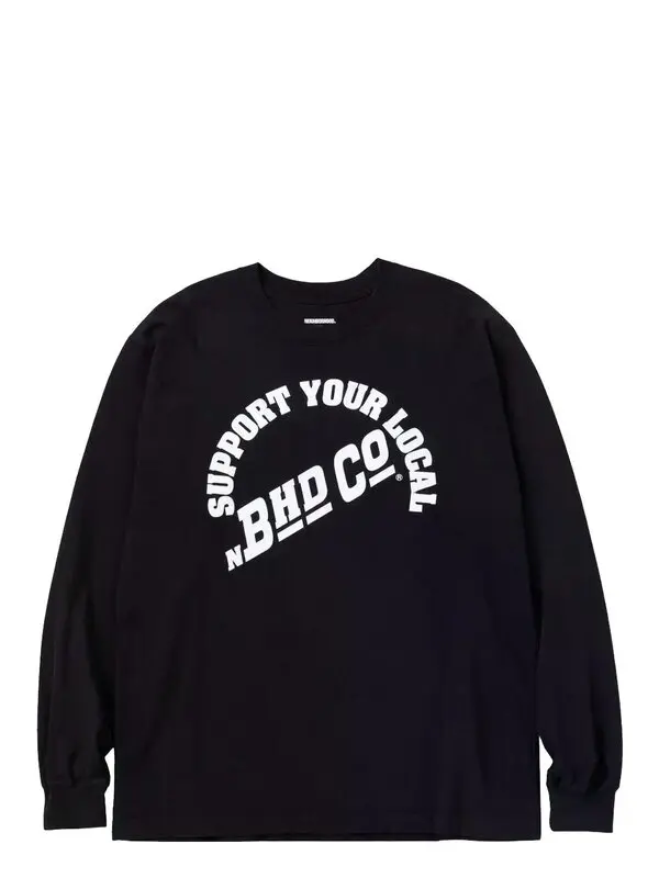 NEIGHBORHOOD Printed Long-sleeve T-shirt - Black
