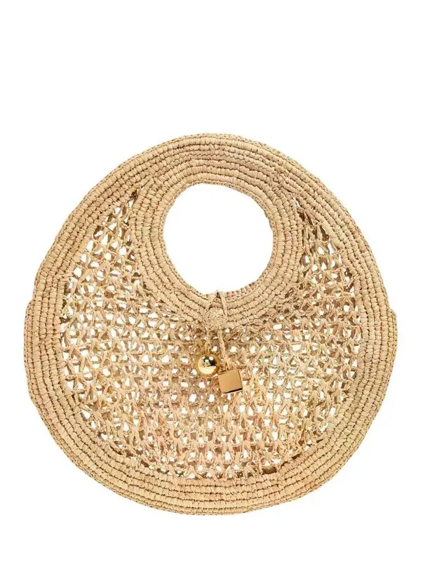 Jacquemus Medium Le Spiaggia Round Bag - Neutrals