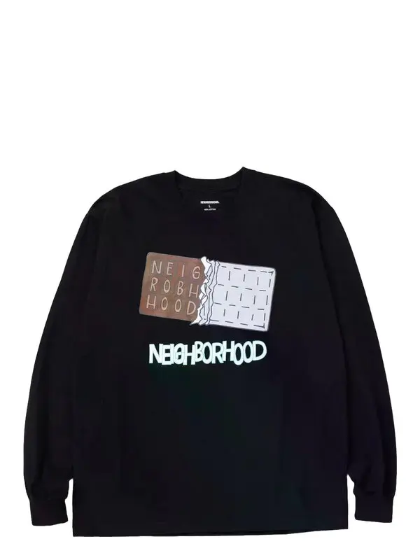 NEIGHBORHOOD Graphic-print Long-sleeve T-shirt - Black