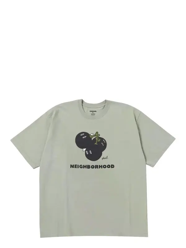 NEIGHBORHOOD Graphic-print Cotton T-shirt - Green