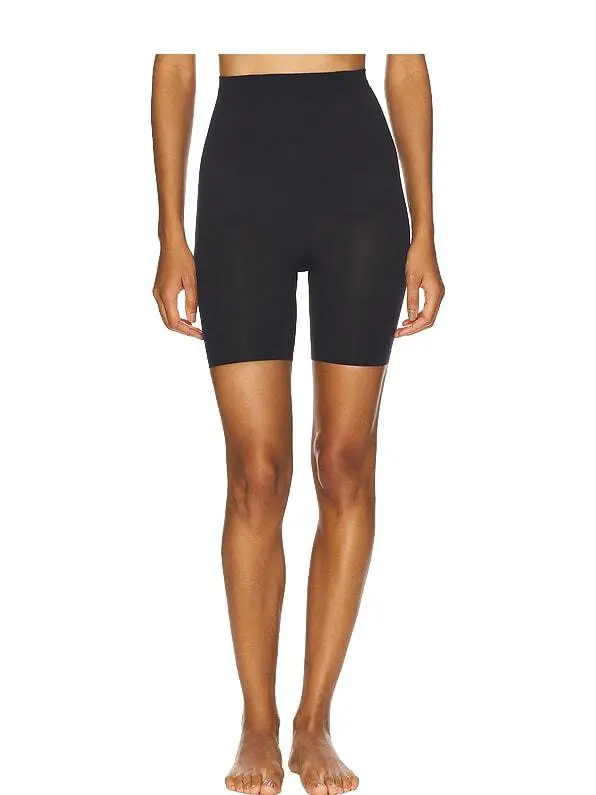 SKIMS Seamless Sculpt Mid Thigh Short - Onyx