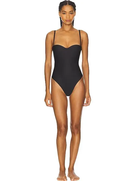 SKIMS Body Molded Underwire Bodysuit - Onyx