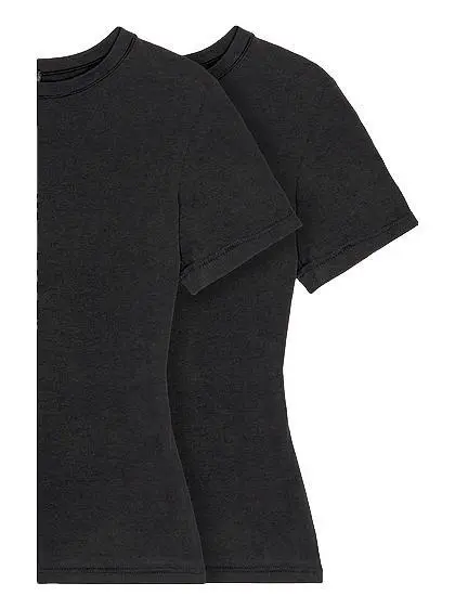 SKIMS Cotton Jersey 2 Pack T-shirt - Soot