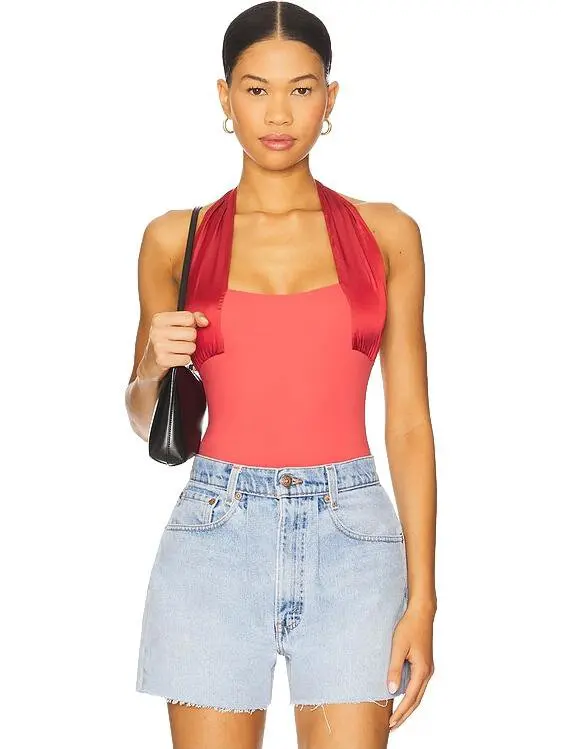 Free People Get It Done Halter Top - Berry Twists