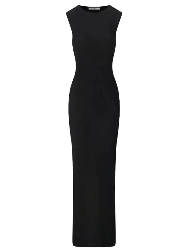 ETHER Tiaki Panelled Maxi Dress - Black