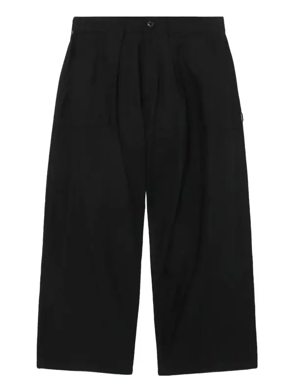 NEIGHBORHOOD Pleated Side-pocket Trousers - Black