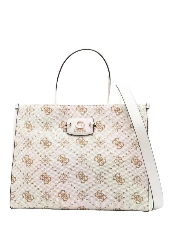 Guess Logo-plaque Tote Bag - Neutrals