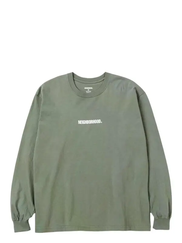 NEIGHBORHOOD Logo-print Long-sleeve T-shirt - Green