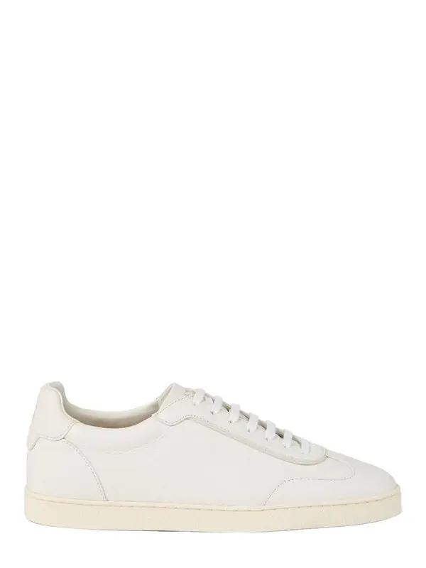 Brunello Cucinelli Leather Sneakers - White