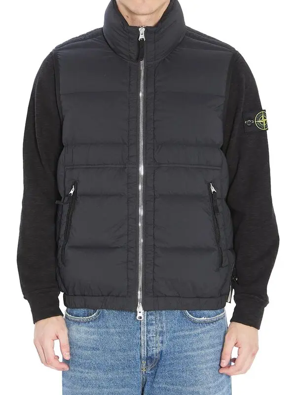 Stone Island Nylon Down-tc Vest - Black