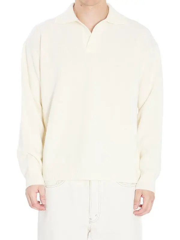 ROBERTO COLLINA Wool And Cashmere Polo - White