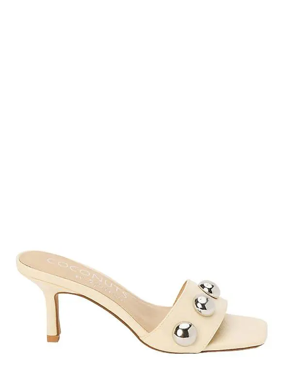 Matisse Theo Embellished Heeled Sandals - Cream
