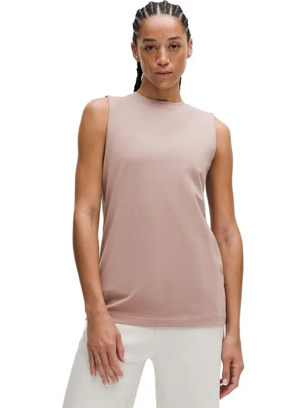Lululemon All Yours Organic Cotton Tank Top - Ashen Rose