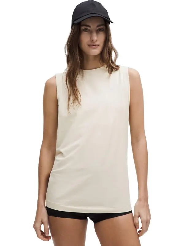 Lululemon All Yours Organic Cotton Tank Top - Light Ivory