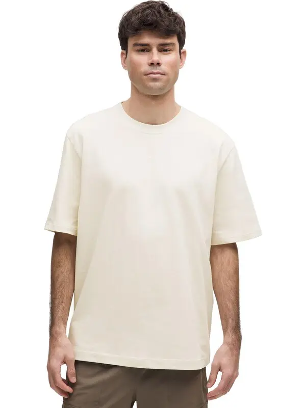 Lululemon Heavyweight Cotton Jersey T-shirt - Light Ivory