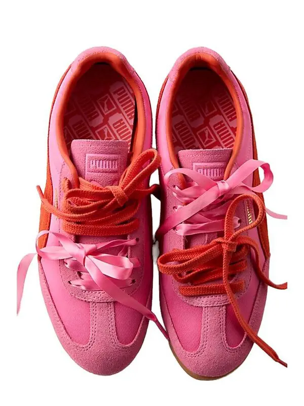 PUMA Arizona Nylon Sneakers - Poise Pink/fierce Red/white