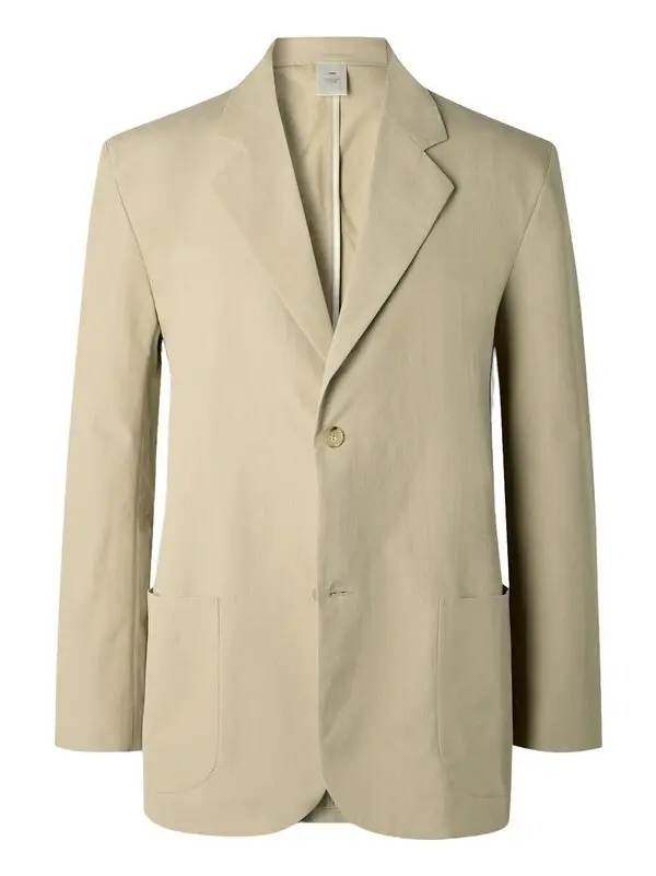 SSAM Cotton And Silk-blend Blazer - Neutrals