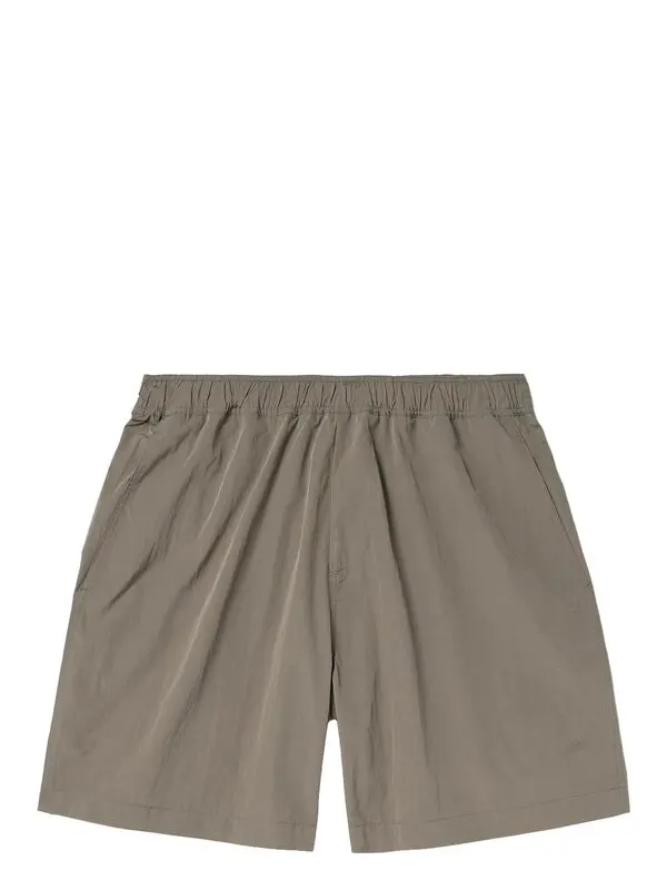 SSAM Wide-leg Shell Shorts - Green