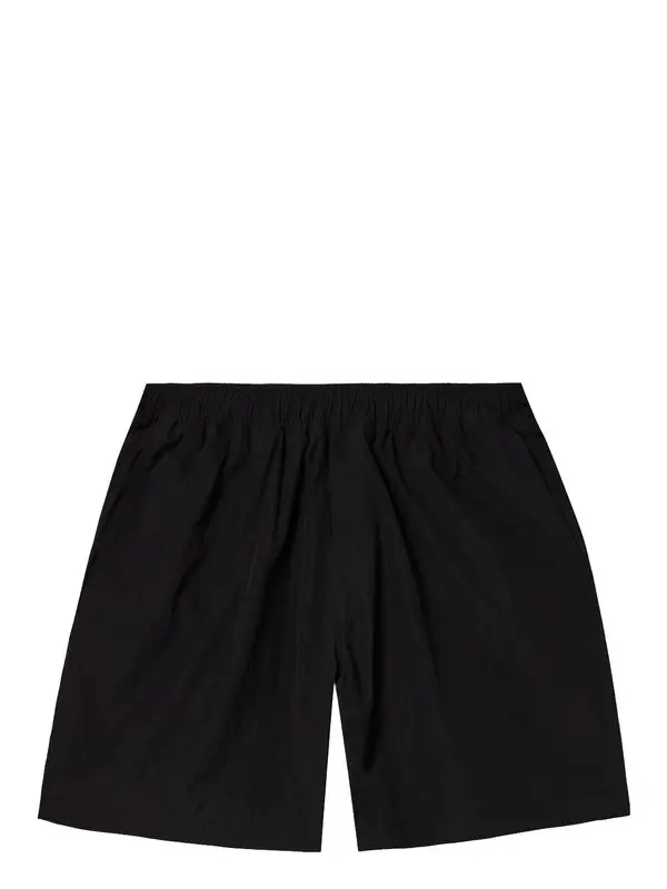 SSAM Wide-leg Tech-shell Shorts - Black