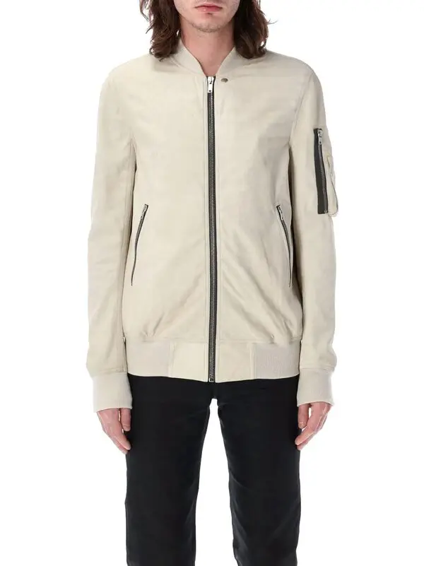 Rick Owens Classic Flight Lamb Leather Jacket - Dinge