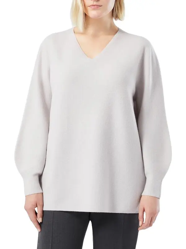 Marina Rinaldi Giraffa Cashmere Sweater - Grey/pink