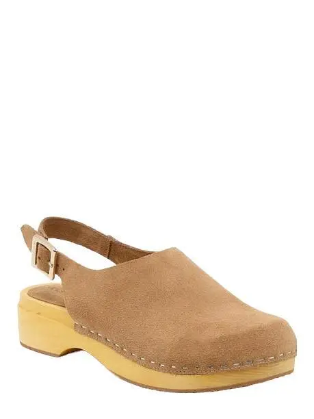 KELSI DAGGER BROOKLYN Nash Slingback Platform Clogs - Bison