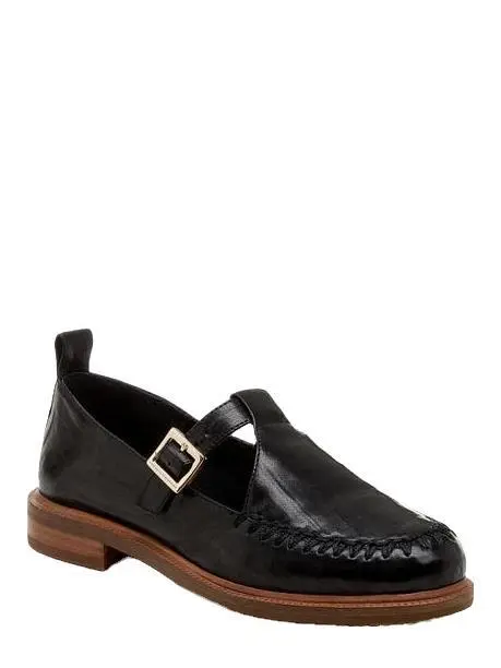 KELSI DAGGER BROOKLYN Lou Mary Jane Loafer - Black