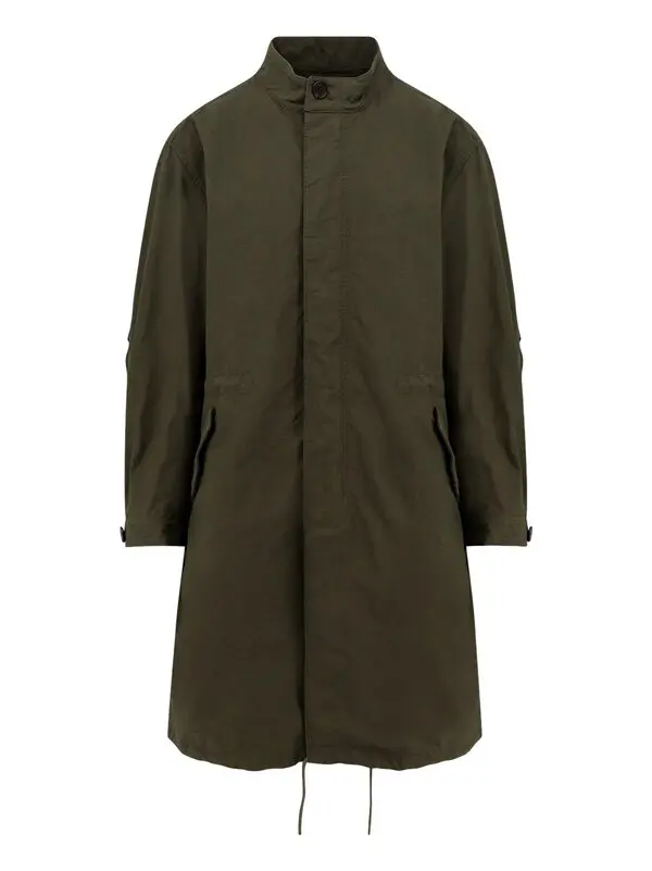 Givenchy Waterproof Cotton Parka Jacket - Green