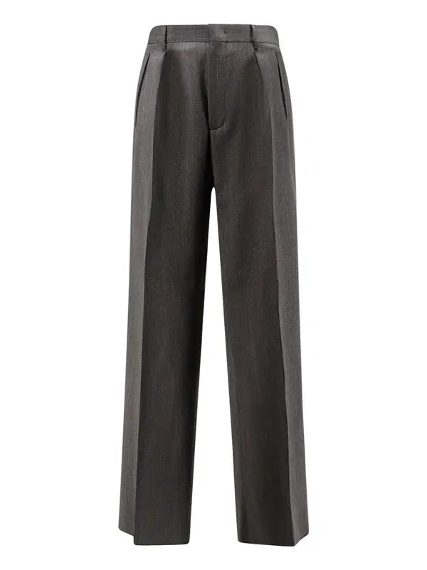 Tagliatore Wool Trousers - Grey