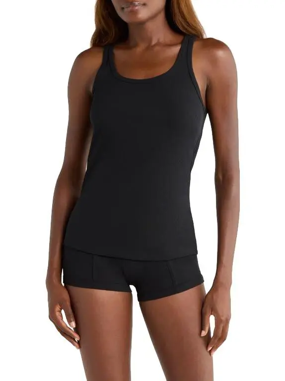 TOMBOYX Power Rib Tank Top - Black