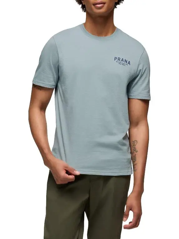 Prana Past & Present Organic Cotton Graphic T-shirt - Quarry