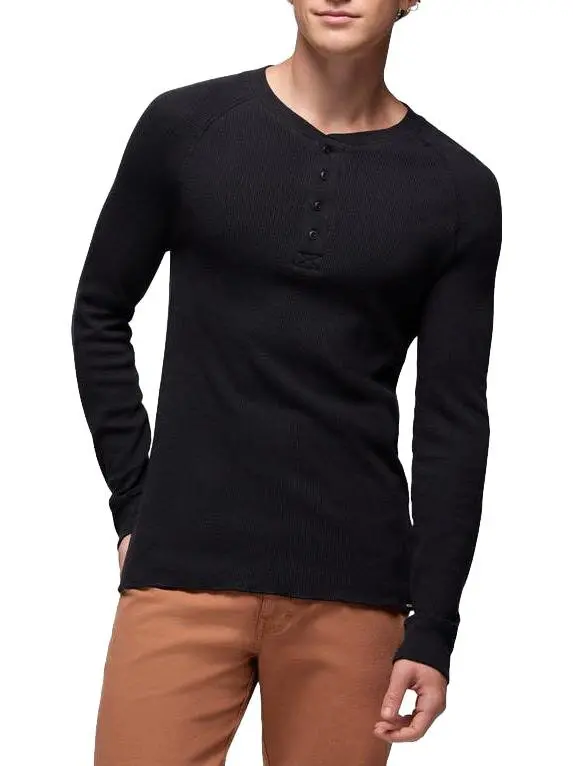 Prana Touchstone Henley - Black Heather