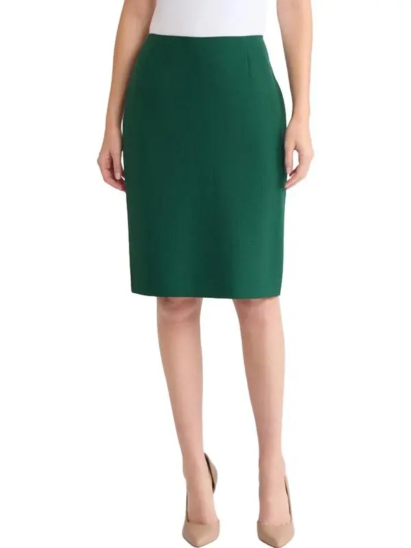 KASPER Slim Fit Skirt - Evergreen
