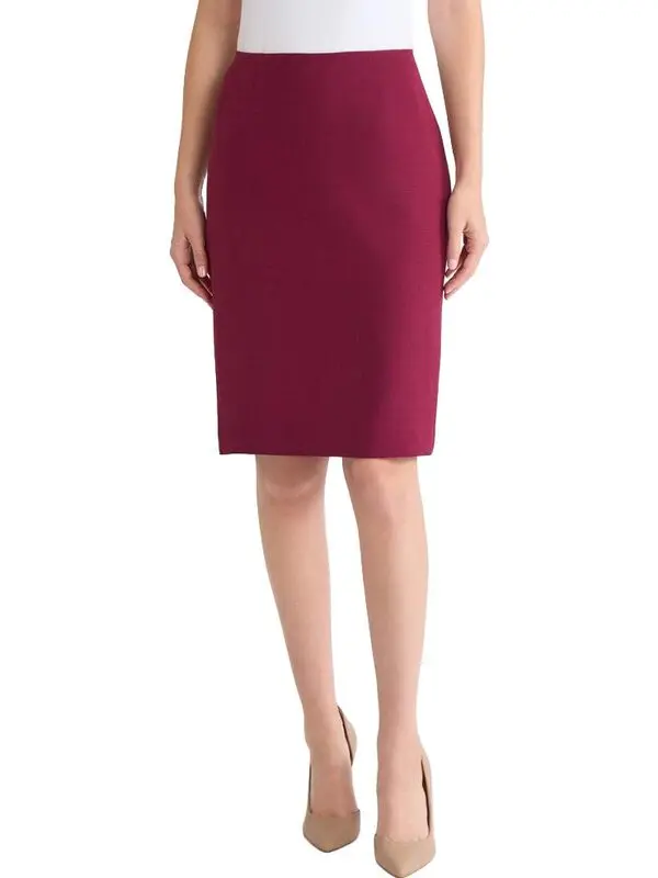 KASPER Slim Fit Skirt - Shiraz