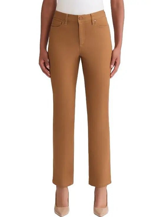 Jones New York Lexington Straight Leg Jeans - Caramel