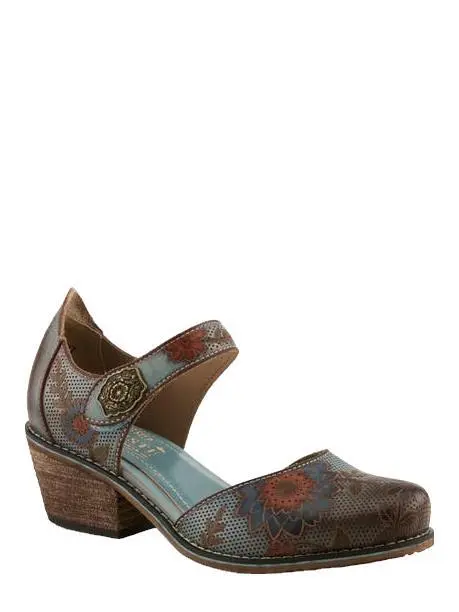 SPRING STEP SHOES Cabracho Mary Jane Pump - Blue Multi